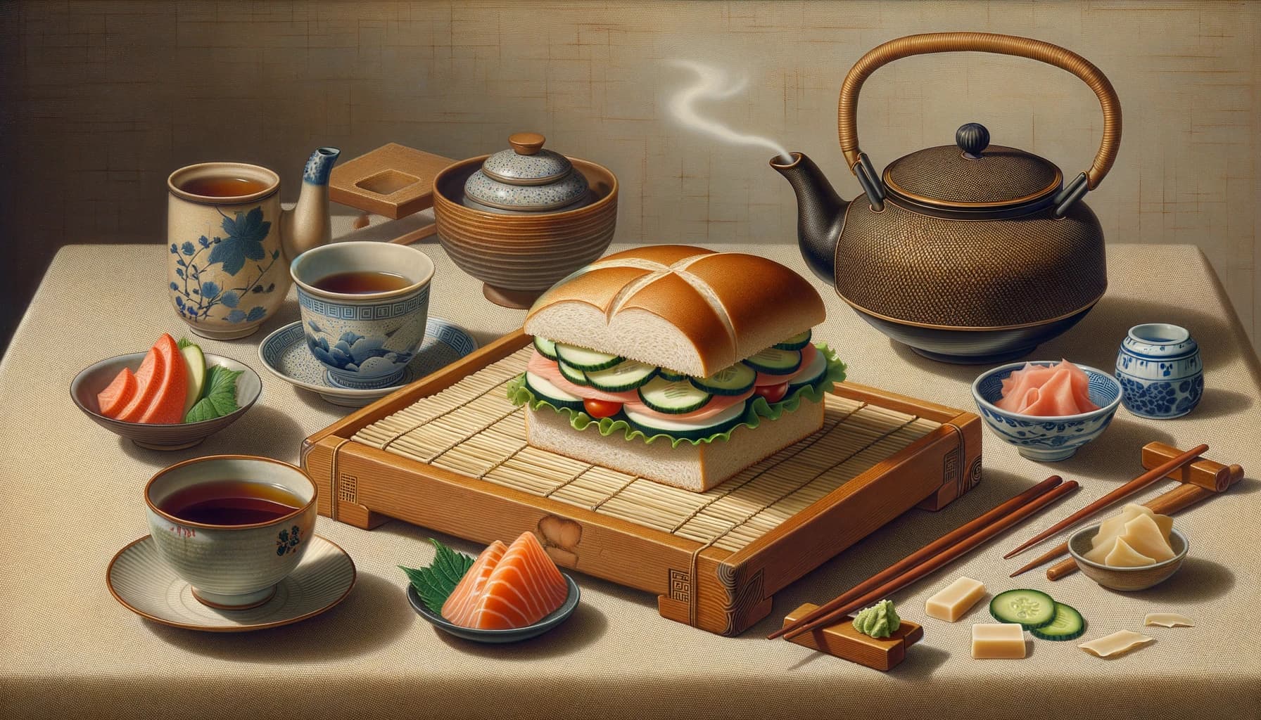 Learn Japanese Hirugohan Ni Sandoitti Wo Tukurimasita I Made A