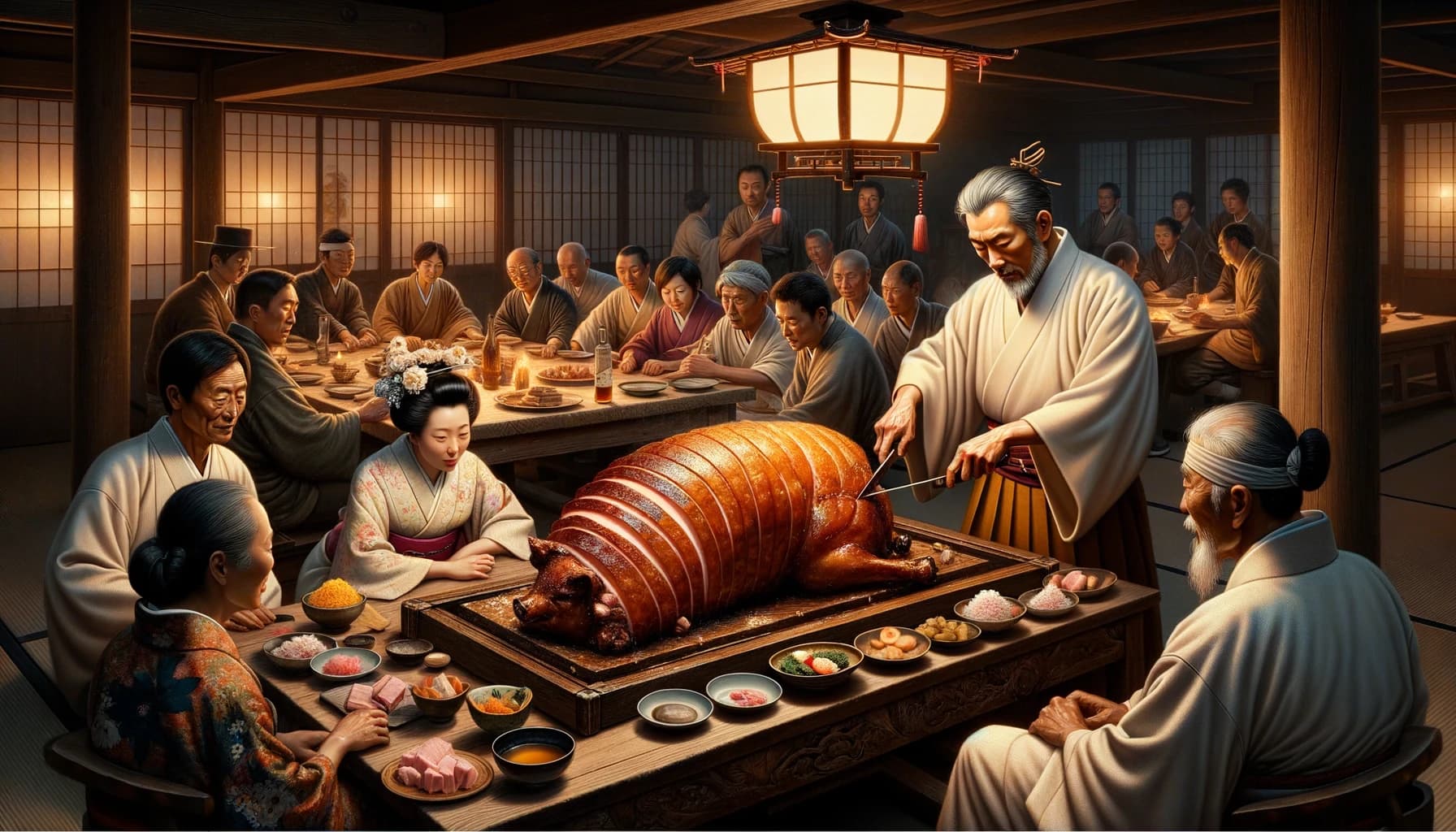 Learn Japanese: konban, butaniku no roosuto o tabemasu. - Tonight, we ...