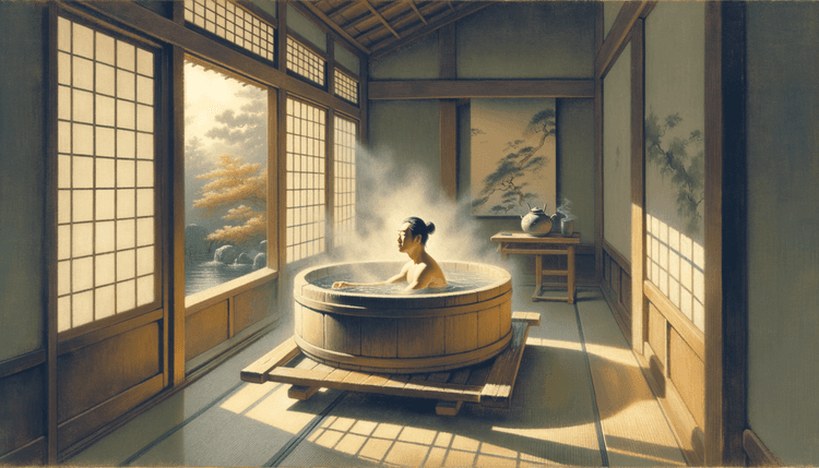 Learn Japanese: abiru - to take a bath or shower; to bask in the sunlight